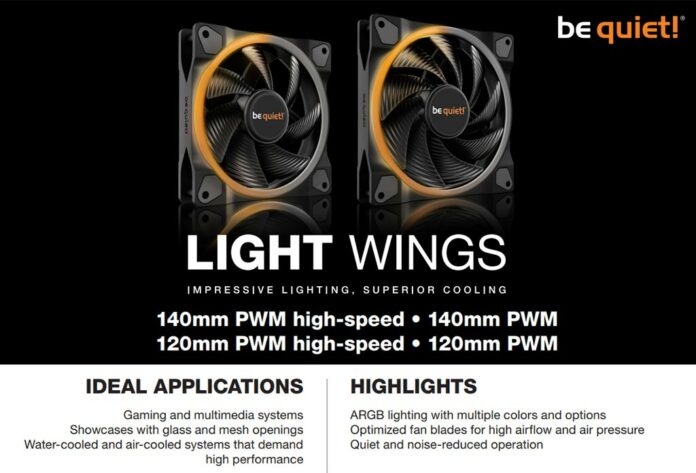 be quiet! Light Wings fans launched in 120mm and 140mm sizes | Club386