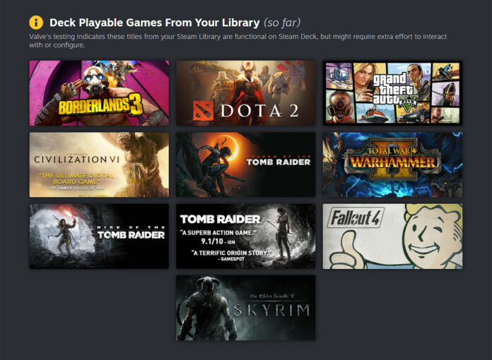 Scan your library for Steam Deck Compatibility using this official tool ...