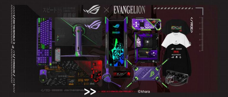 Asus unveils complete ROG x Evangelion collection based on Eva-01 | Club386