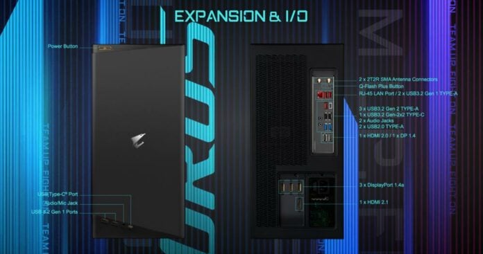 Aorus Model S Mini-ITX system updated to Intel 12th Gen Core | Club386
