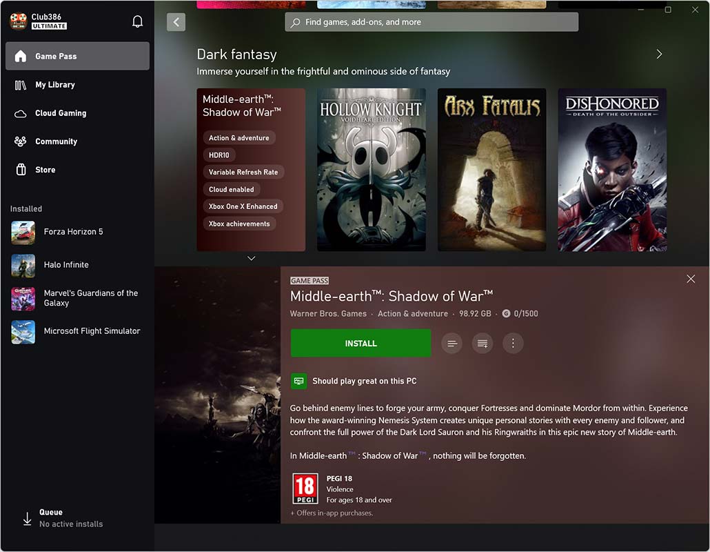 Xbox App on PC now lets you know which games your rig can handle | Club386
