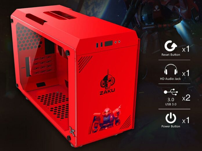 Xigmatek offers a Gundam-themed chassis starring Char Aznable’s red ...