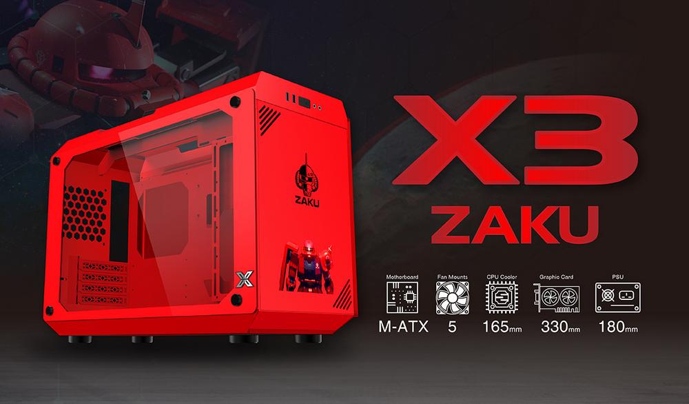 Xigmatek offers a Gundam-themed chassis starring Char Aznable’s red ...