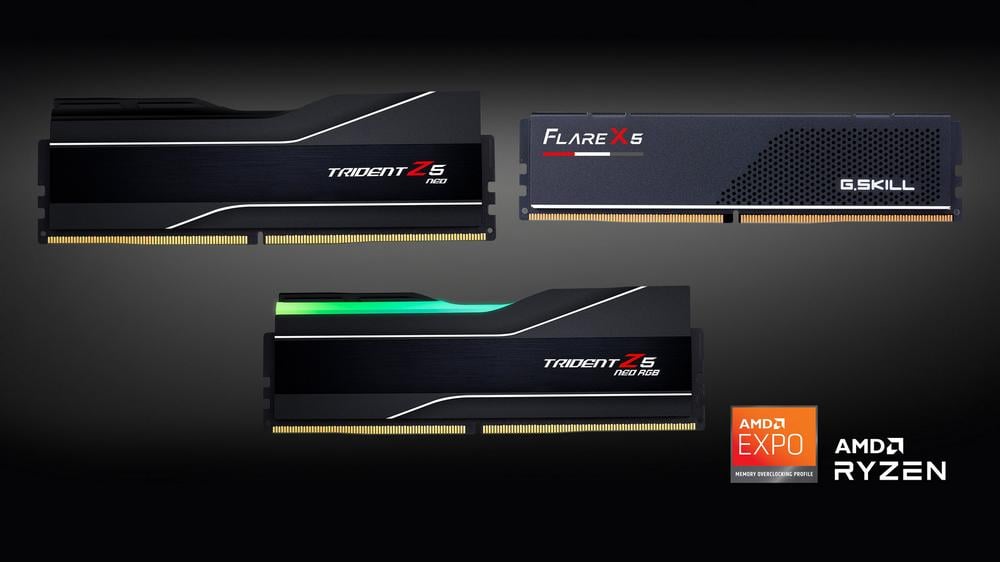 G.Skill unveils Trident Z5 Neo and Flare X5 DDR5 memory for AM5 | Club386