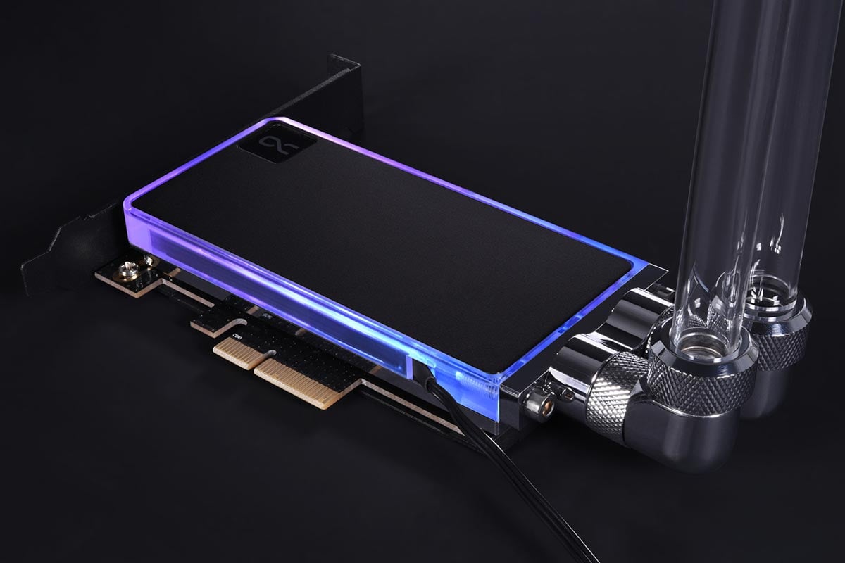 Alphacool's Core M.2 NVMe PCIe 4.0 liquid cooler brings your SSD into ...
