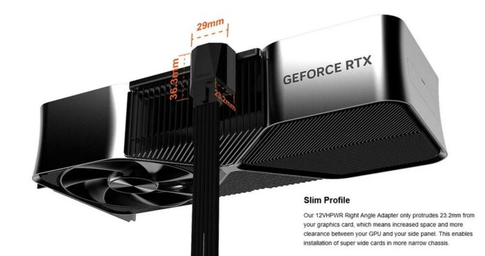 Cablemod announces 12VHPWR Right Angle Adapter for Nvidia RTX graphics ...