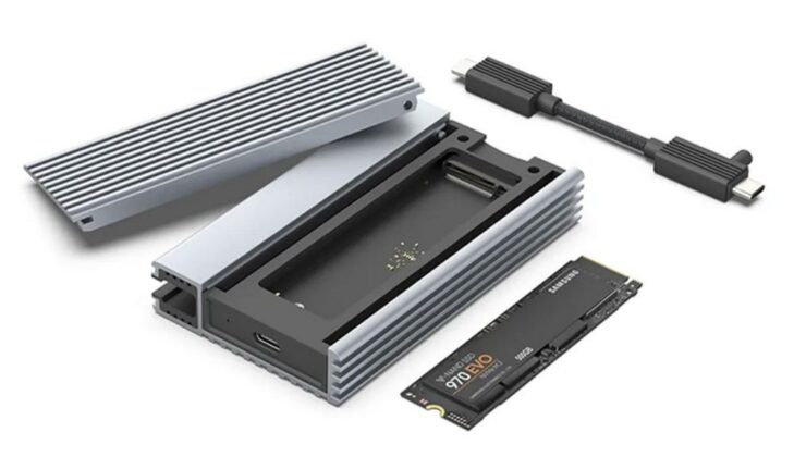 ZikeDrive is the USB 4 SSD enclosure delivering massive 3.8GB/s read ...