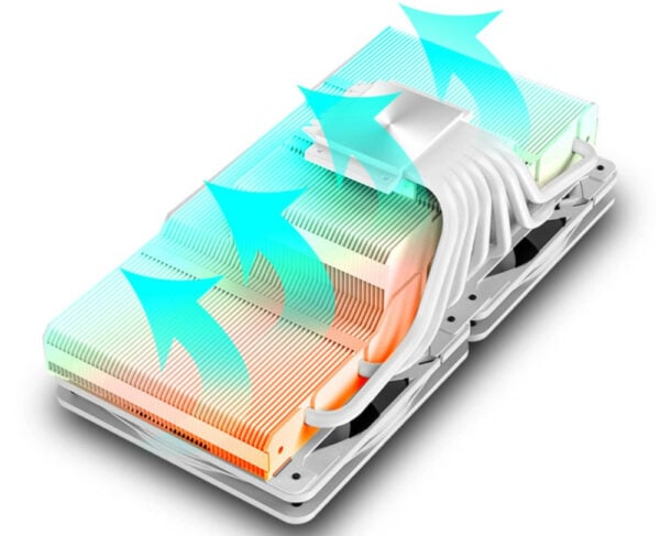 Jiushark debuts expansive JF13K top flow CPU cooler with dual 120mm ...