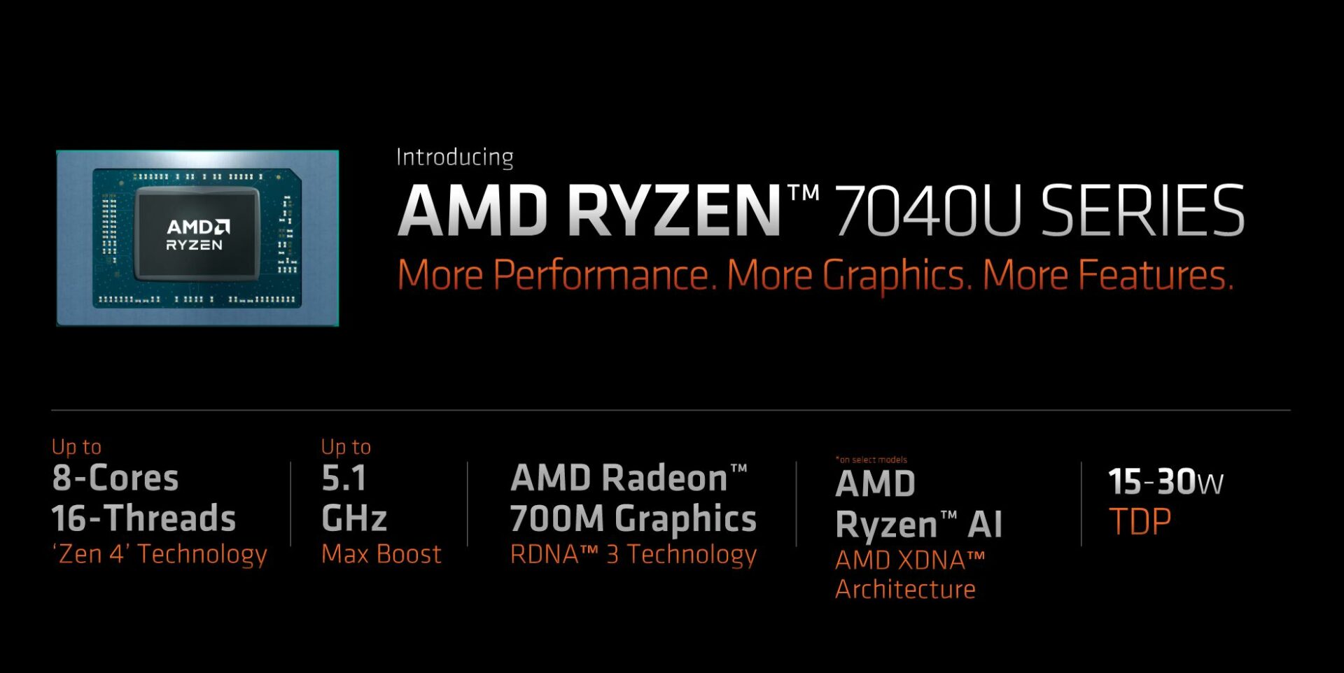AMD Ryzen 7040U Series Phoenix CPUs built for massive ultrathin laptop ...