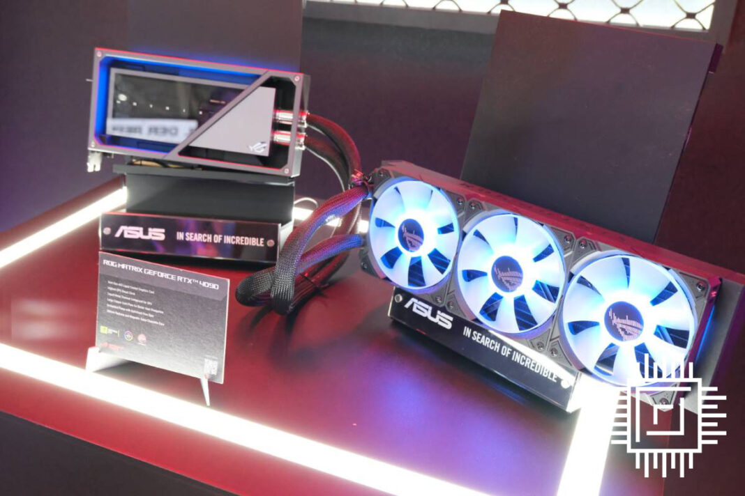 Asus unveils limited-edition ROG Matrix GeForce RTX 4090 cooled by ...