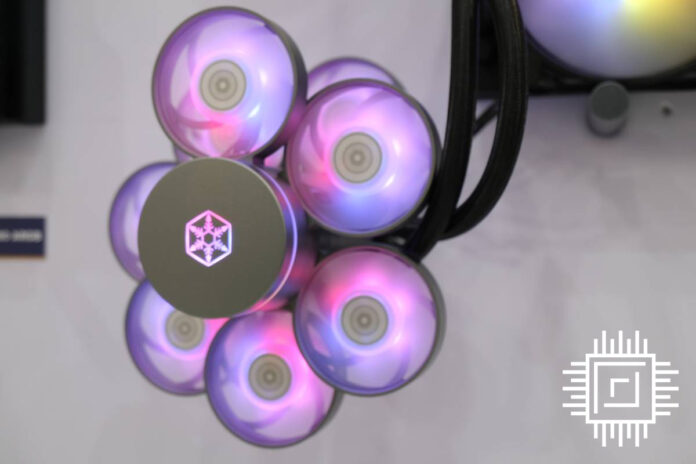 You've got to see SilverStone's one-of-a-kind AIO cooler with many fans ...