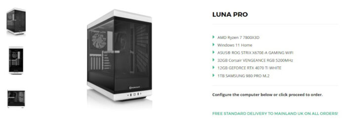 PCSpecialist launches all-white configurator featuring Luna Series PCs ...