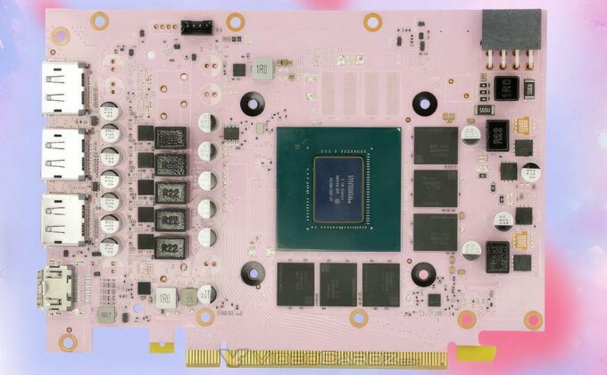 An RTX 3060 Ti with a pink PCB is the upgrade you never knew you needed ...