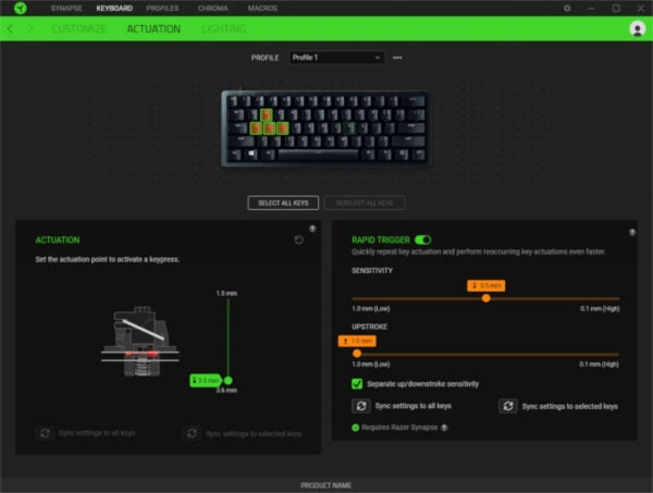 Razer aims to give keyboard users a gaming edge with Rapid Trigger mode ...