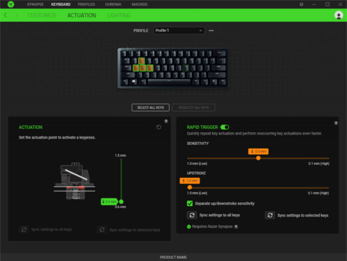 Razer aims to give keyboard users a gaming edge with Rapid Trigger mode ...