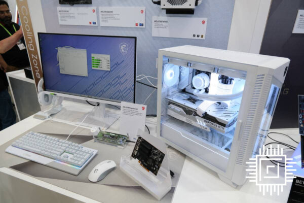 MSI skates on thin ice with all-white components and frosty peripherals ...