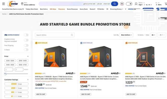 Is AMD gearing up to bundle Starfield with Ryzen 7000 Series CPUs ...