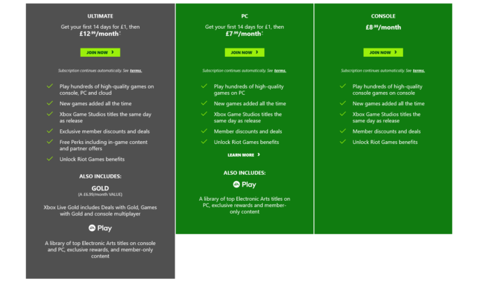 Microsoft Game Pass offers continue to dwindle as £1 trial reduced to ...