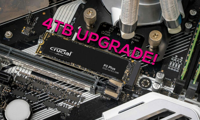 Deal of the day: this spacious 4TB Crucial P3 Plus M.2 SSD is now ...