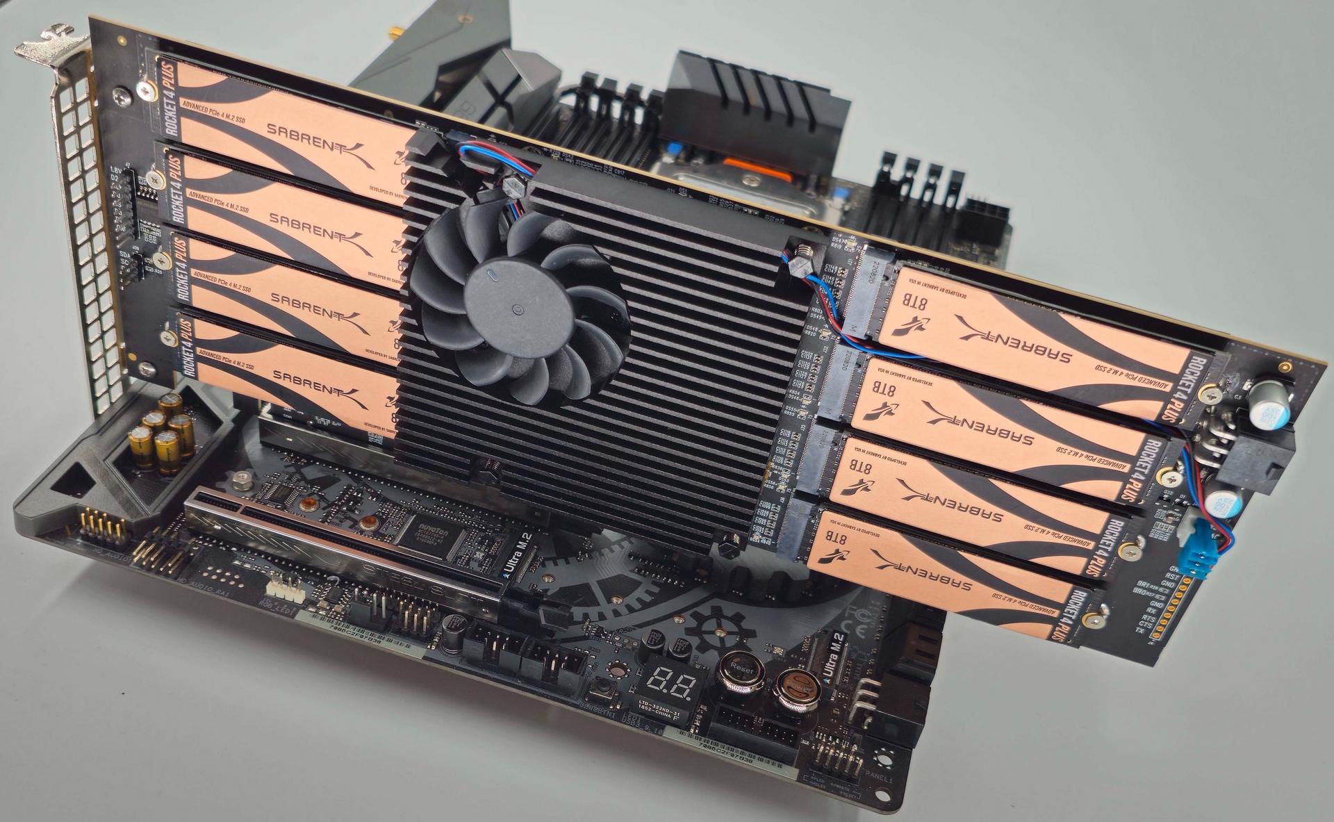 Sabrent Apex X16 Destroyer packs 128TB of SSD storage | Club386