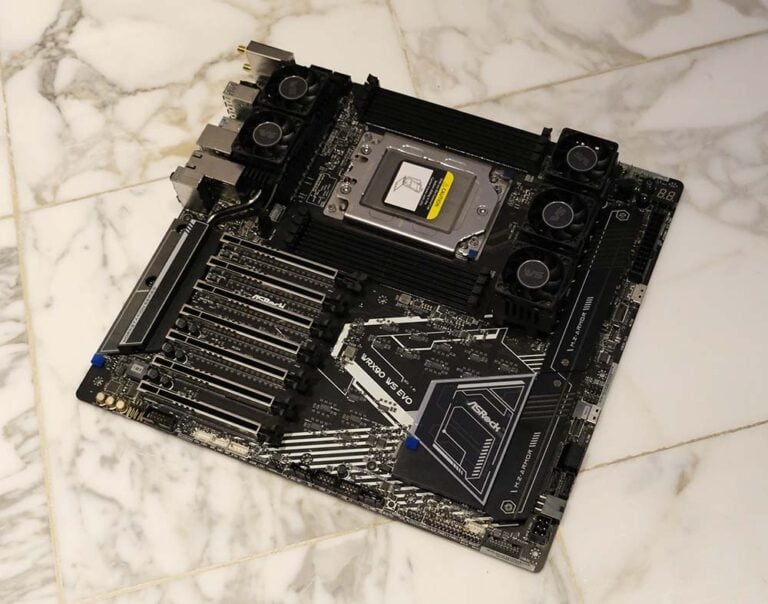 Hands on with the monster ASRock WRX90 WS Evo AMD Threadripper Pro WX ...