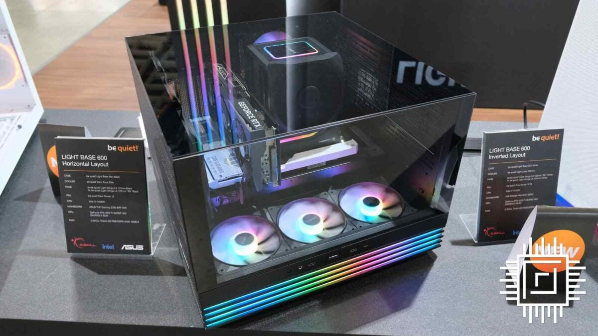 be quiet! Light Base is the brand's first panoramic case