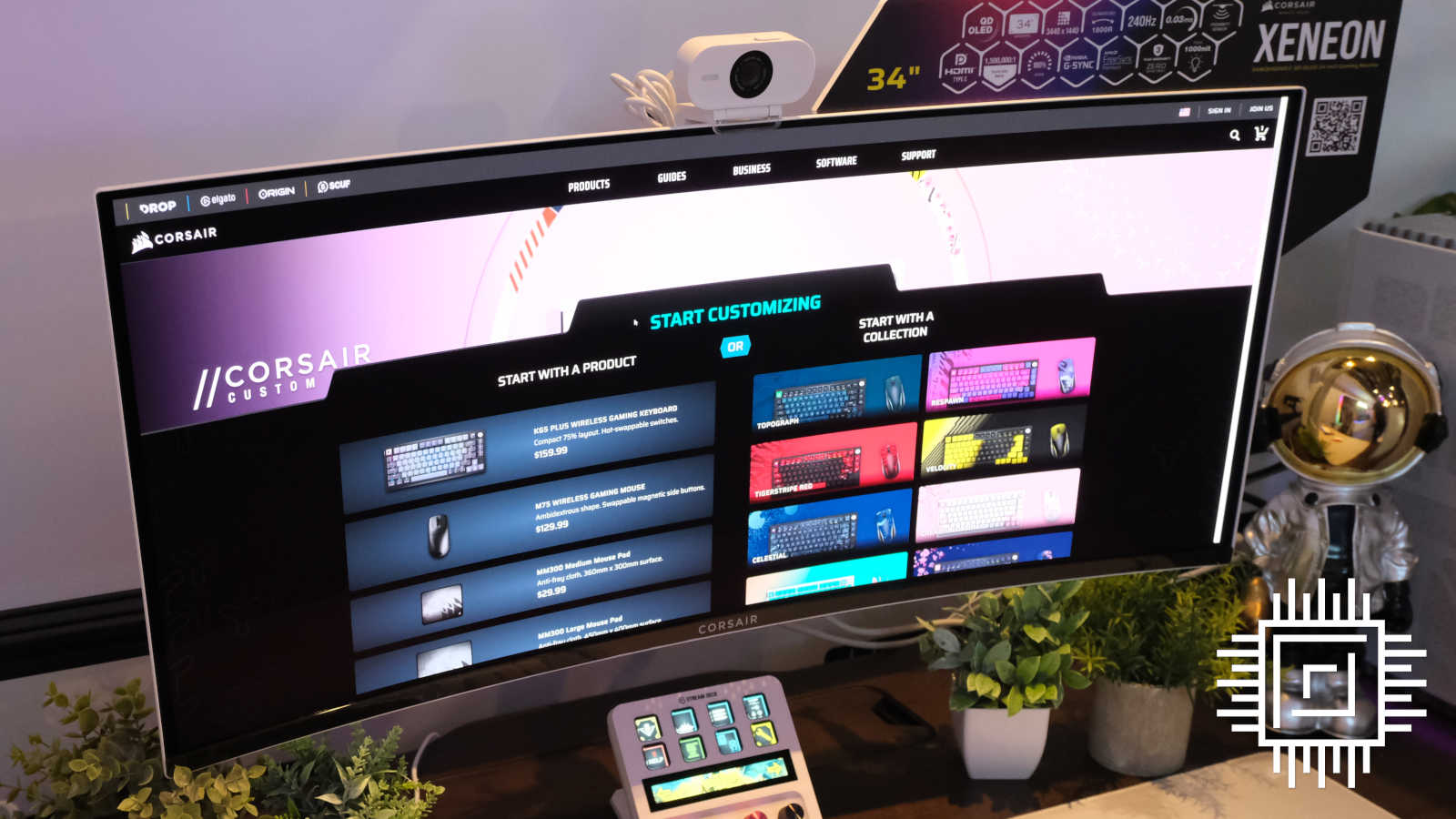 Corsair reveals its first QD-OLED gaming monitor and it's pretty | Club386