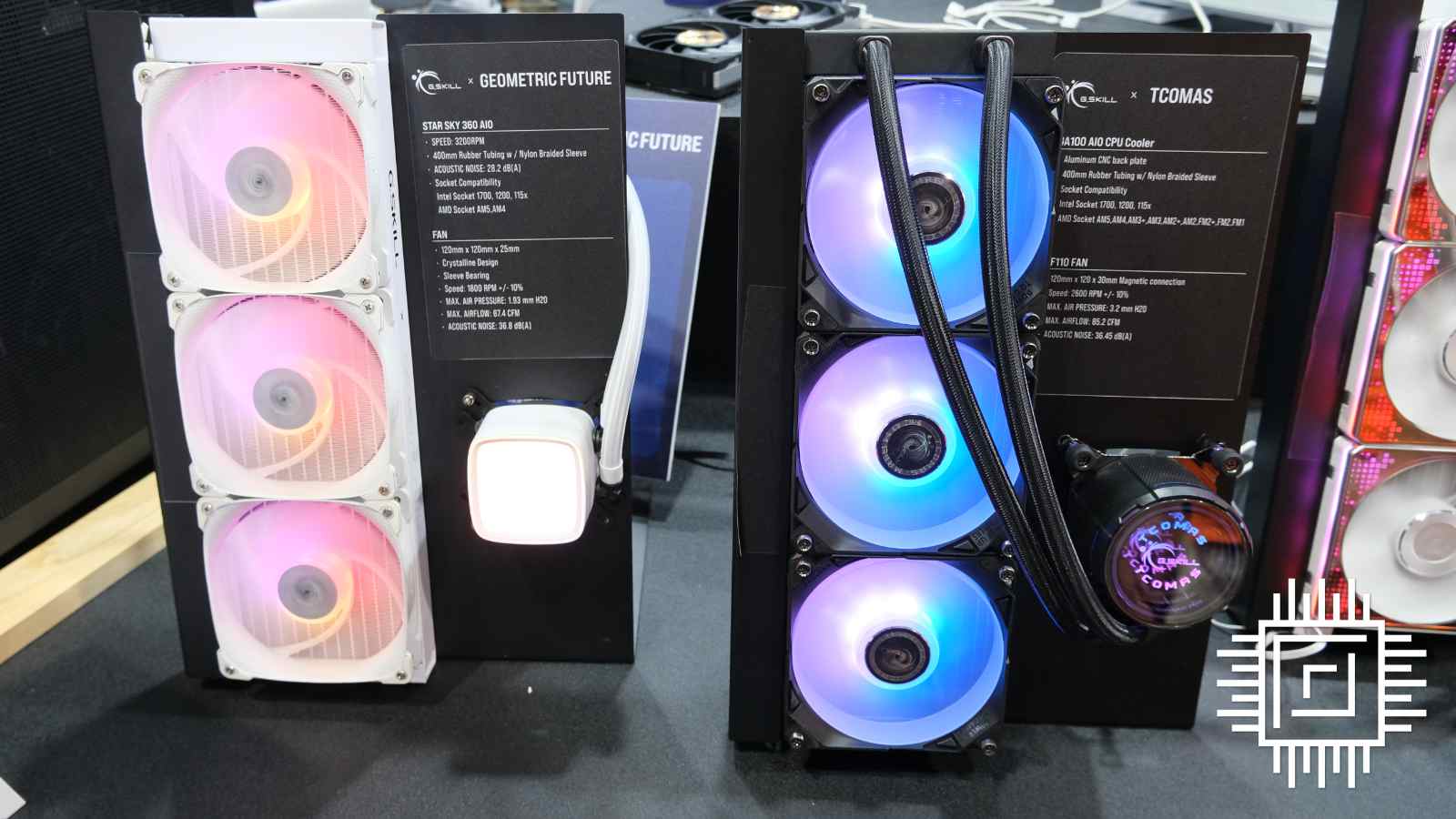 G.Skill's new 360mm AIO cooler has a swanky hot-swappable LCD