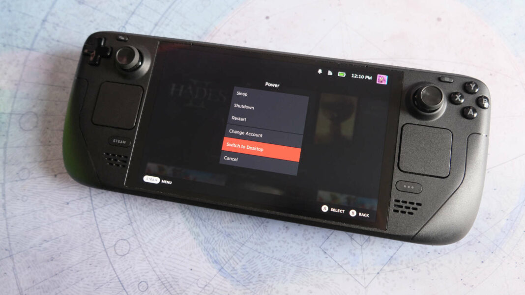 How to enter desktop mode on Steam Deck