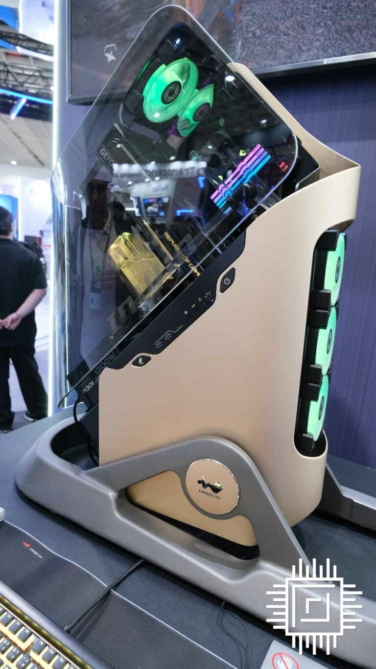 InWin cradles its Infinite open tower like a baby for DIY building ...