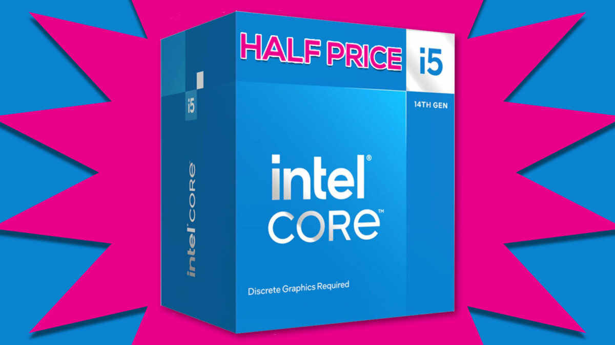 Deal of the day: half-price Intel Core i5-14400F is at its cheapest