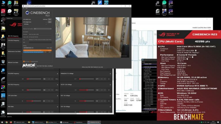 Intel Core Ultra 285K surpasses i9-14900K at 250W | Club386