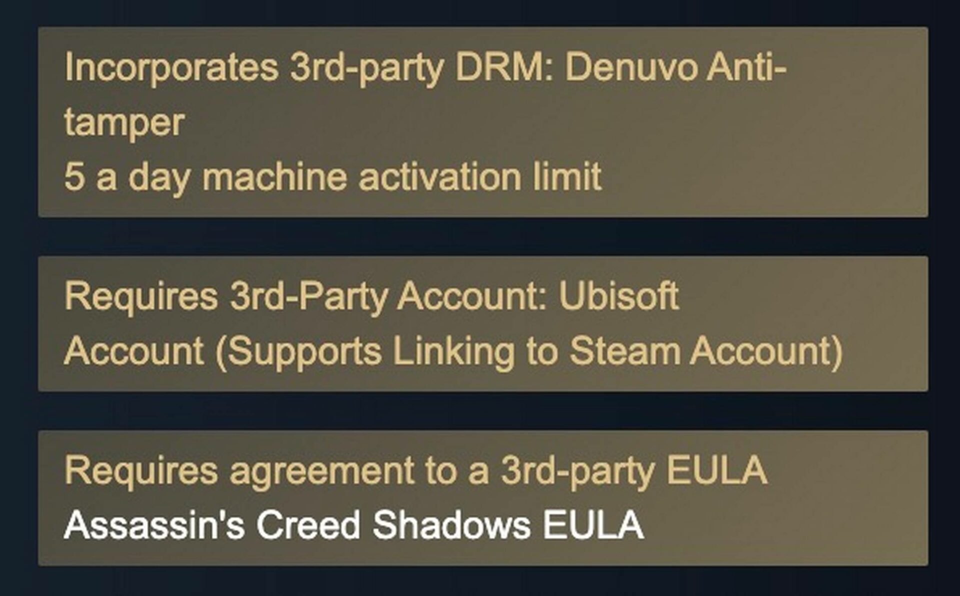 Assassin's Creed Shadows DRM wants to monitor your RAM | Club386