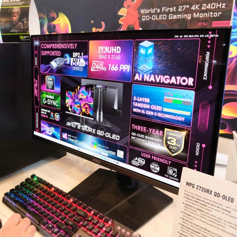 Hands on with MSI's new gaming monitors from Mini LED to QD-OLED | Club386