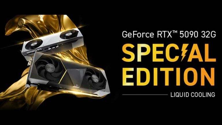 MSI goes hard on liquid cooled RTX 5090 graphics cards | Club386