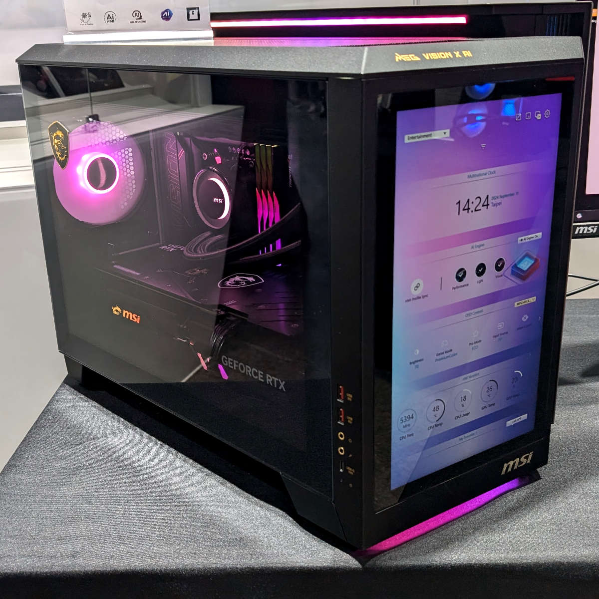 MSI’s touchscreen gaming PC shows how to do AI in style | Club386