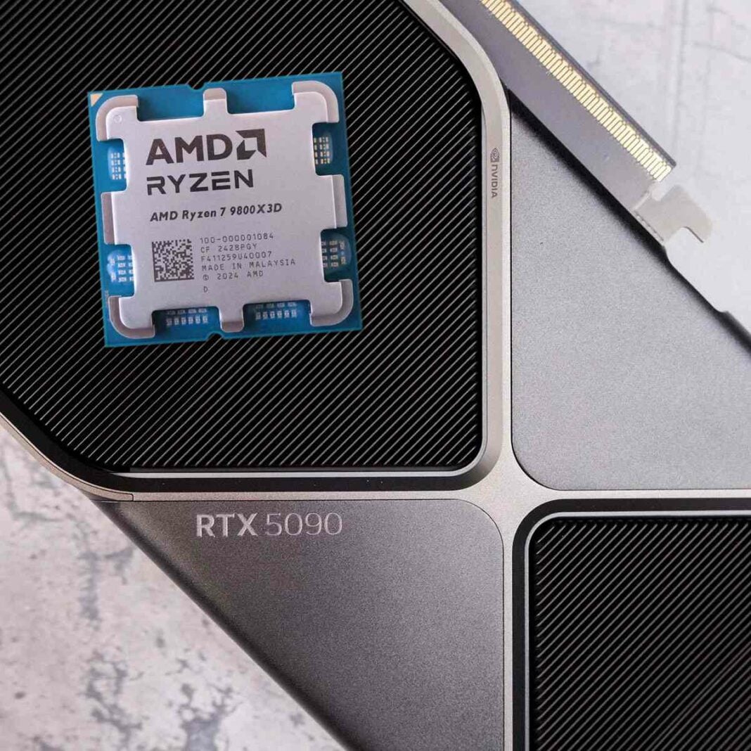Best CPU for Nvidia GeForce RTX 5090 - AMD Ryzen 7 9800X3D vs. Ryzen 9 7950X3D | Club386