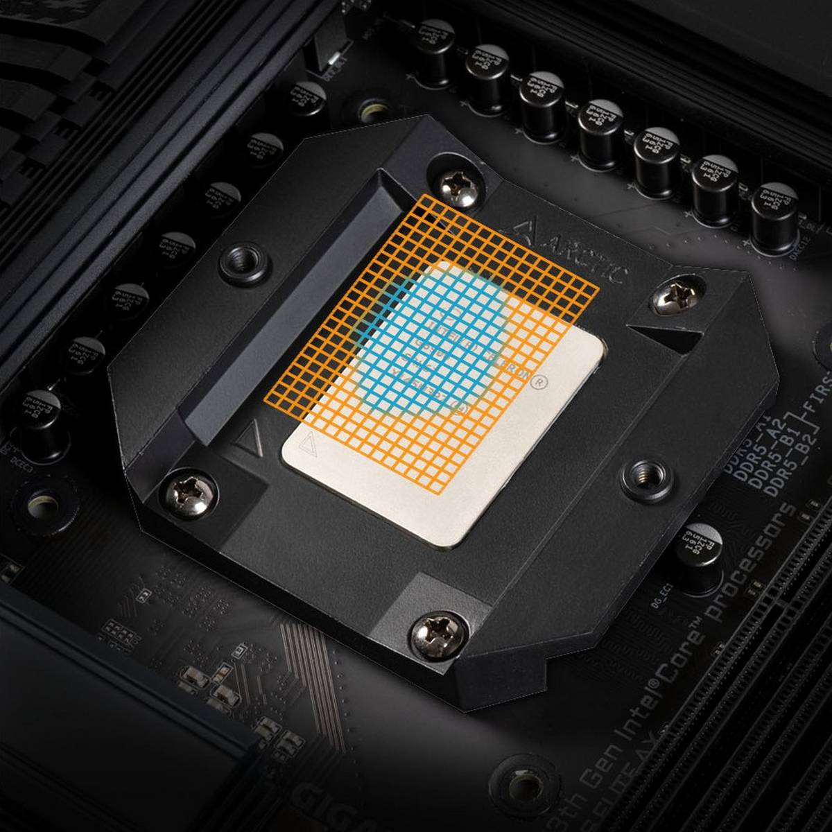 Arctic offset contact frame improves Intel Arrow Lake temperature