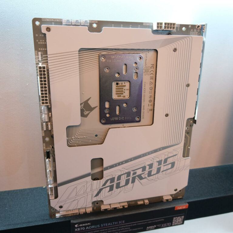 Gigabyte launches two Aorus Stealth Ice back-connect motherboards for ...