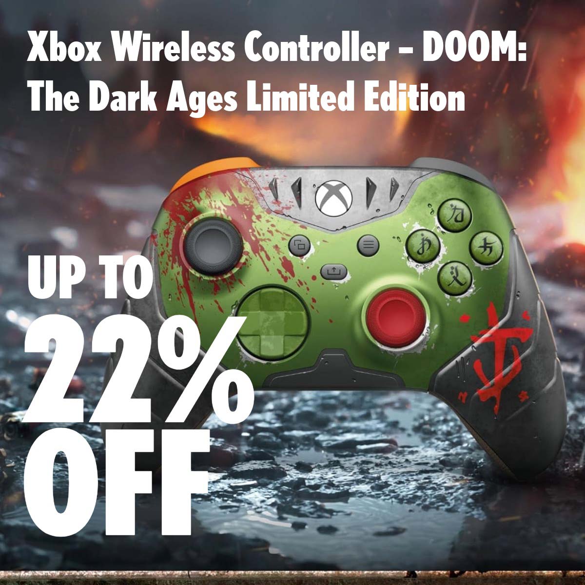 Microsoft's lush Doom: The Dark Ages Limited Edition Xbox controller ...