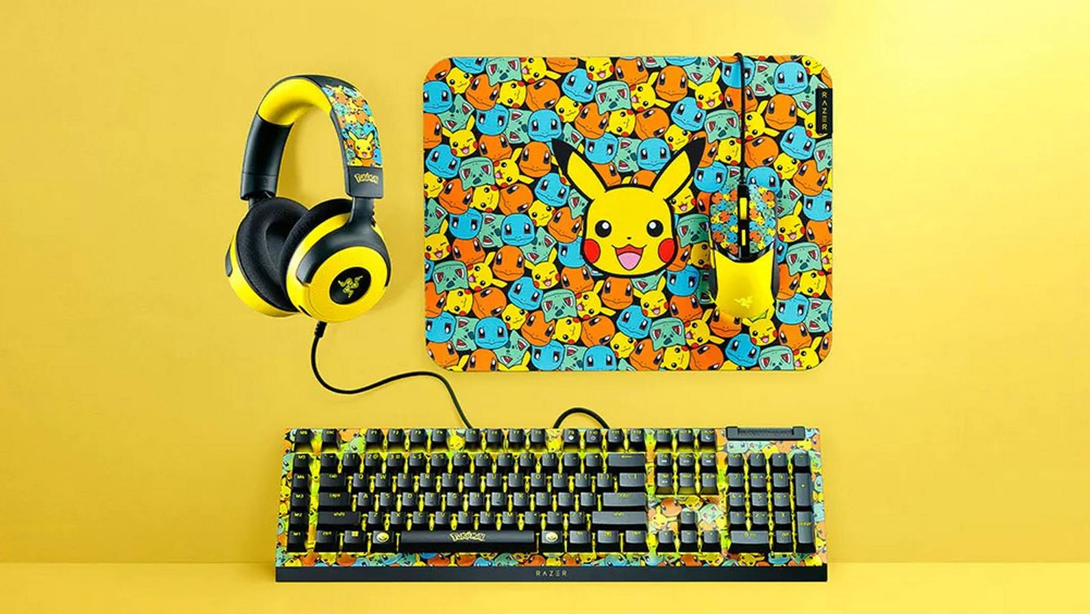 Catch 'em all: Razer releases Pokémon keyboard, mouse, and headset ...