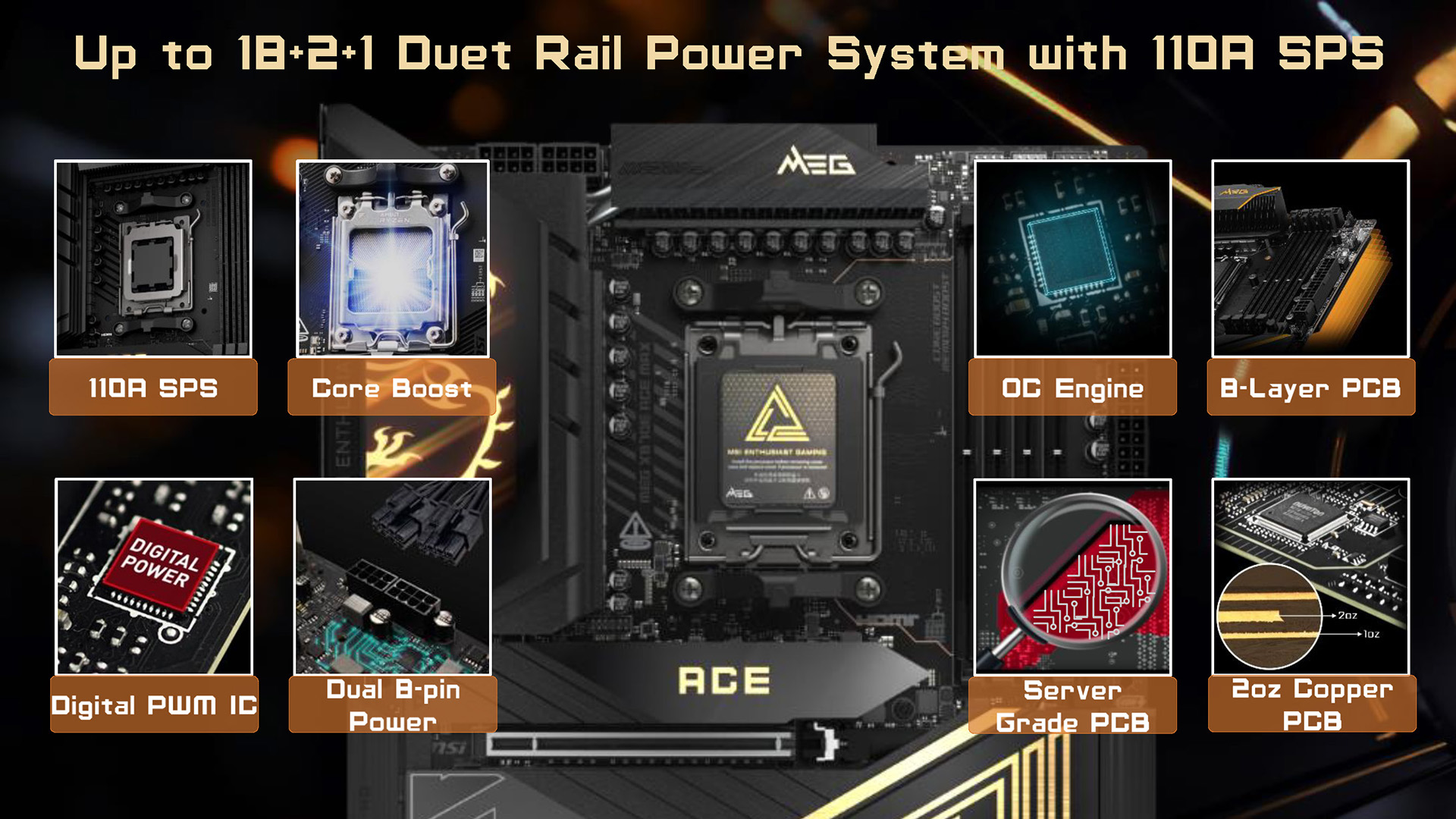 I got a sneak peek at MSI X870E Max motherboards and they're shaping up ...