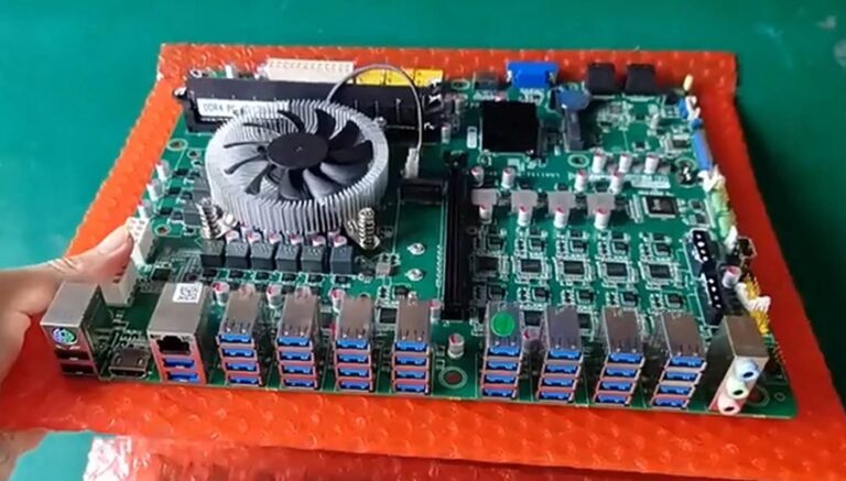 This custom motherboard has 36 USB ports, enough for the whole family | Club386