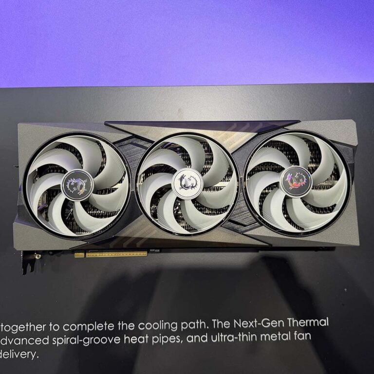 MSI unveils next-gen GPU cooling, featuring metal fans and diamond ...